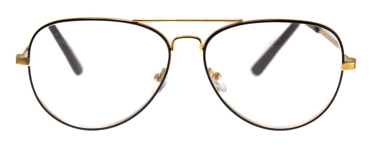 Trendy Metal Aviator Readers with for Women and Men / 54405 In Command ...