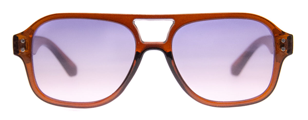 Retro, Rectangular Aviator Sunglasses featuring tinted lenses for Women ...