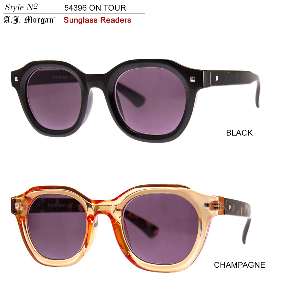 Unisex Sunglass Readers in an updated Geometric silhouette / On Tour ...